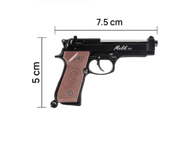 Derya Melik 9×19 Tabanca Gerçekçi Sökülebilir ve Kurulabilir Anahtarlık ...
